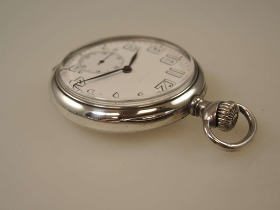 Silver cased military Zenith pocket watch. Engineer C… - Gem