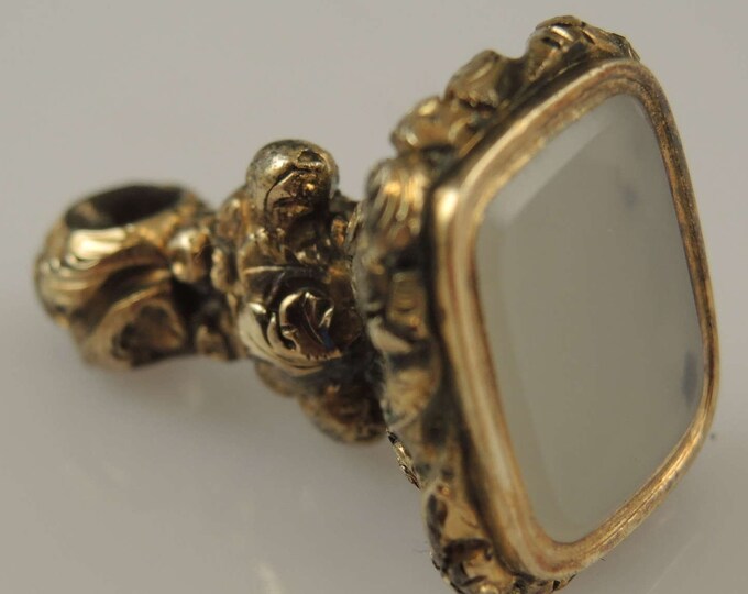 Victorian Fancy Gilt and Stone Set Seal C1850 - Etsy