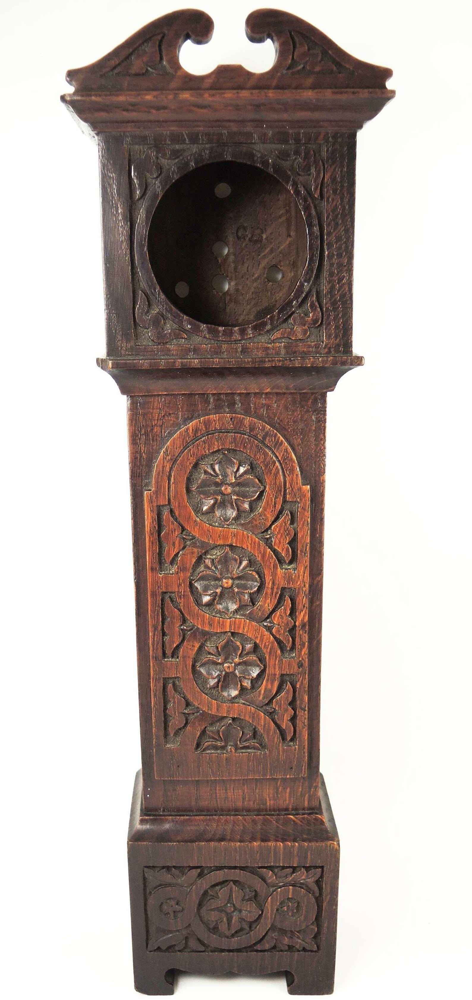 Large Victorian Treen GRANDFATHER Clock Pocket Watch Stand C1890 - Etsy
