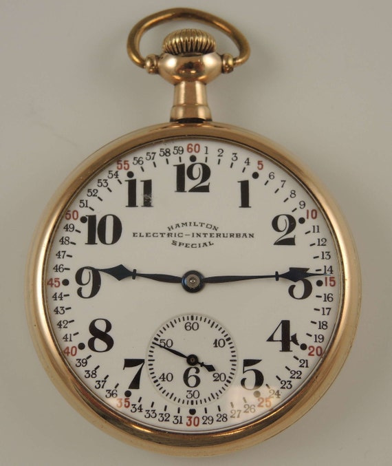 16s 17J Hamilton 978 pocket watch movement c1913 - Gem