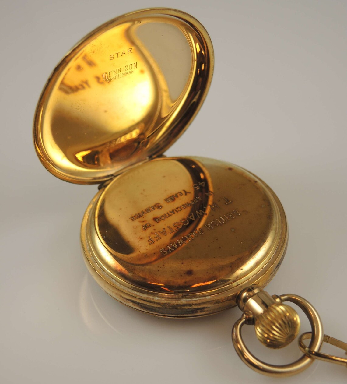 Vintage Pocket Watch by VERTEX W/ British Railways Inscription C1947 - Etsy