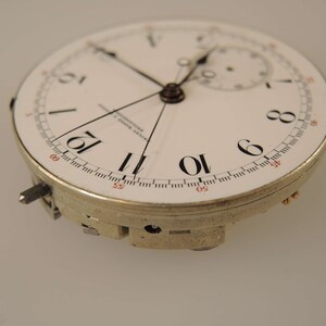 RARE Split Seconds Chronograph Pocket Watch Movement C1880 - Etsy