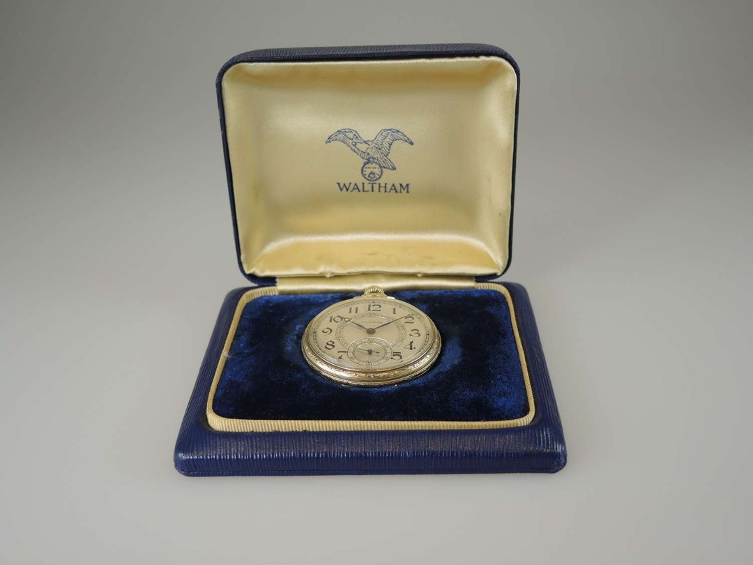 Vintage Pocket Watch by Waltham With Original Box C1931 - Etsy
