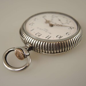 Unusual Silver Cased Pocket Watch. Sold by Shreve, Crump & Low, Boston ...