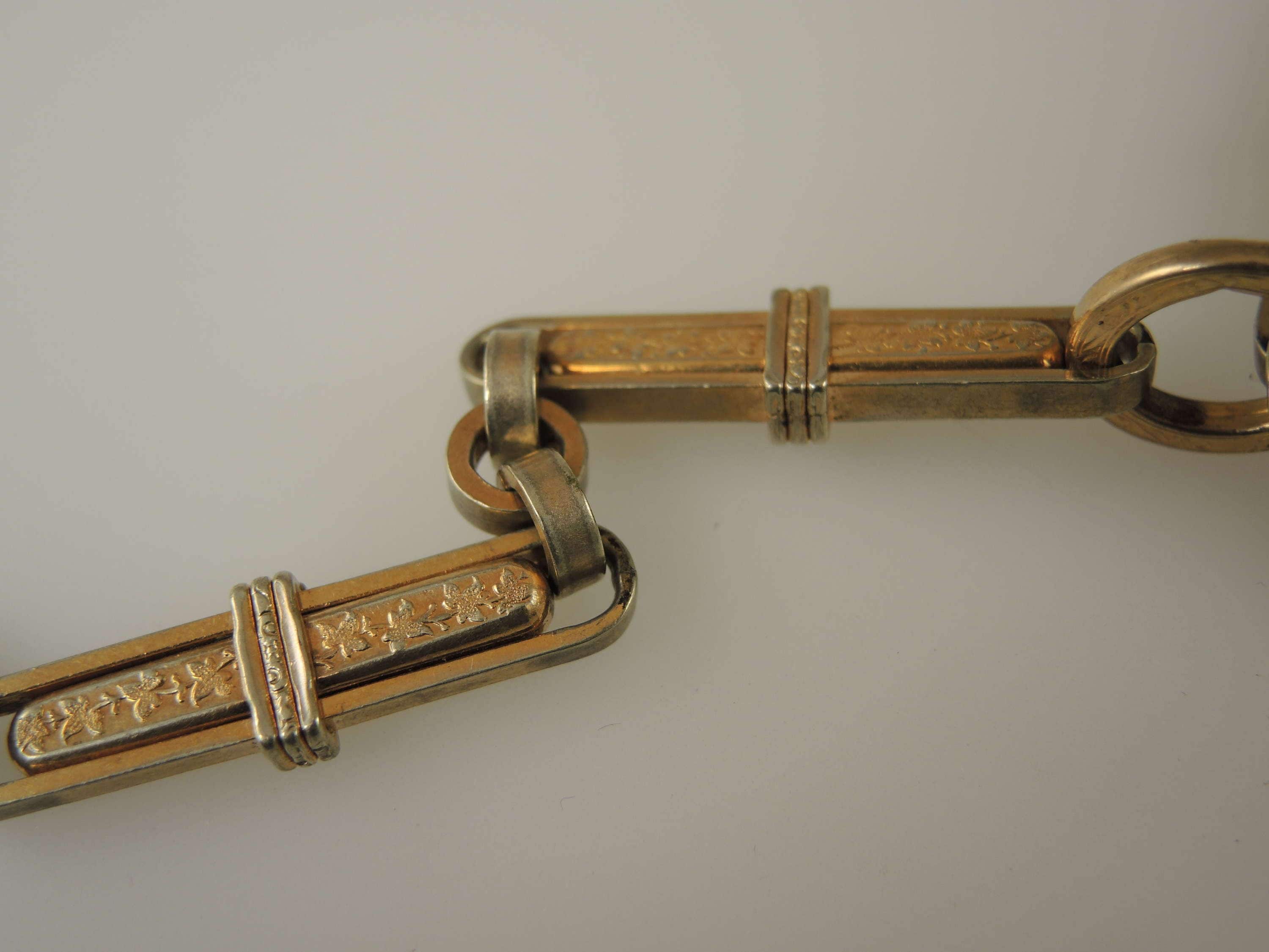 Massive Gold Plated Victorian Pocket Watch Chain C1890 - Etsy