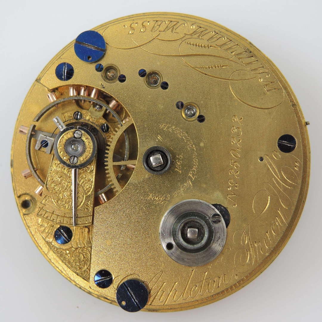 16s 15J Waltham Appleton Tracy & Co Pocket Watch Movement. C1866 - Etsy