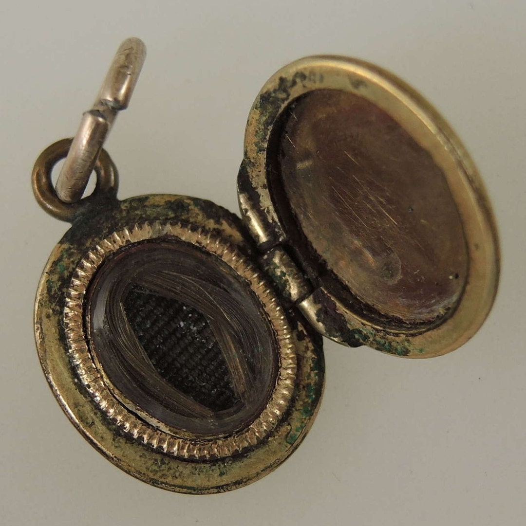 Miniature Victorian Locket Fob C1890 - Etsy