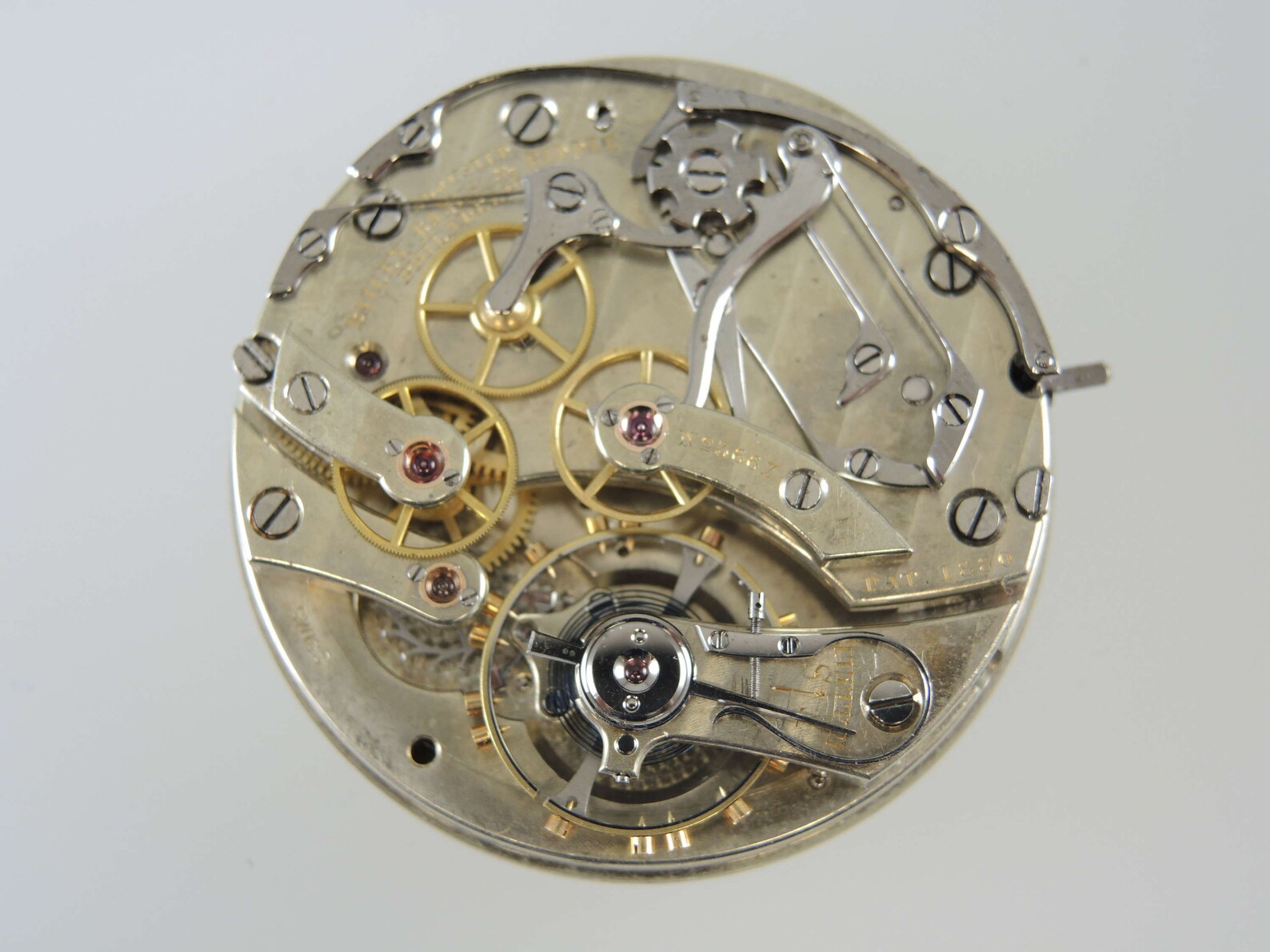 RARE Split Seconds Chronograph Pocket Watch Movement C1880 | Etsy