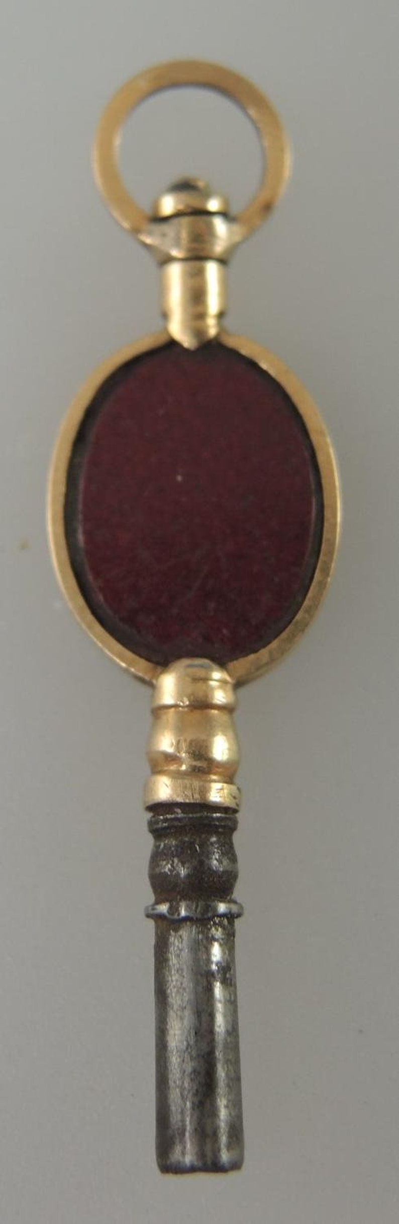 Elegant 15K Gold and Stone Set Georgian Pocket Watch Key. - Etsy