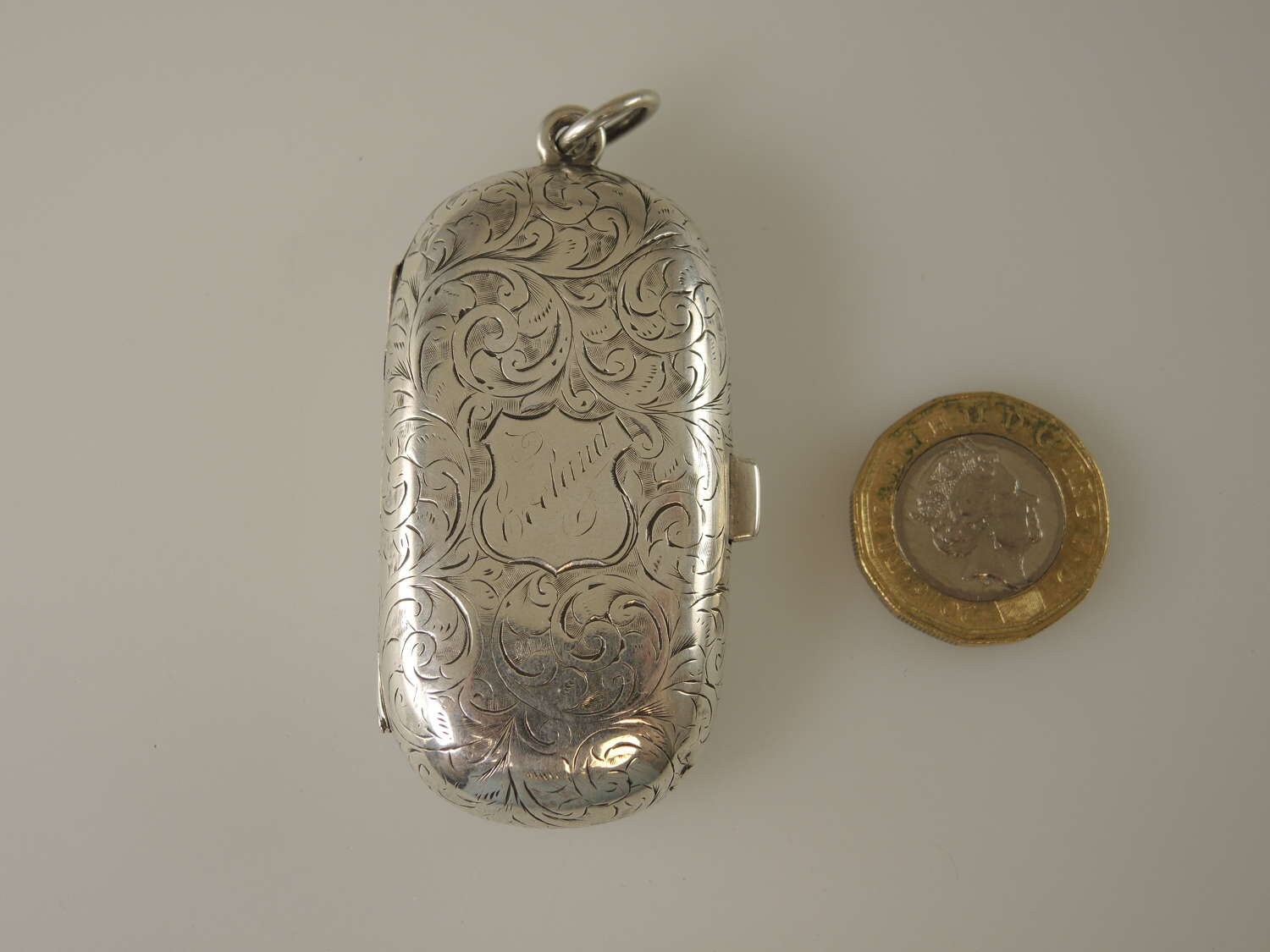 English Silver Double Sovereign Case C1894 - Etsy