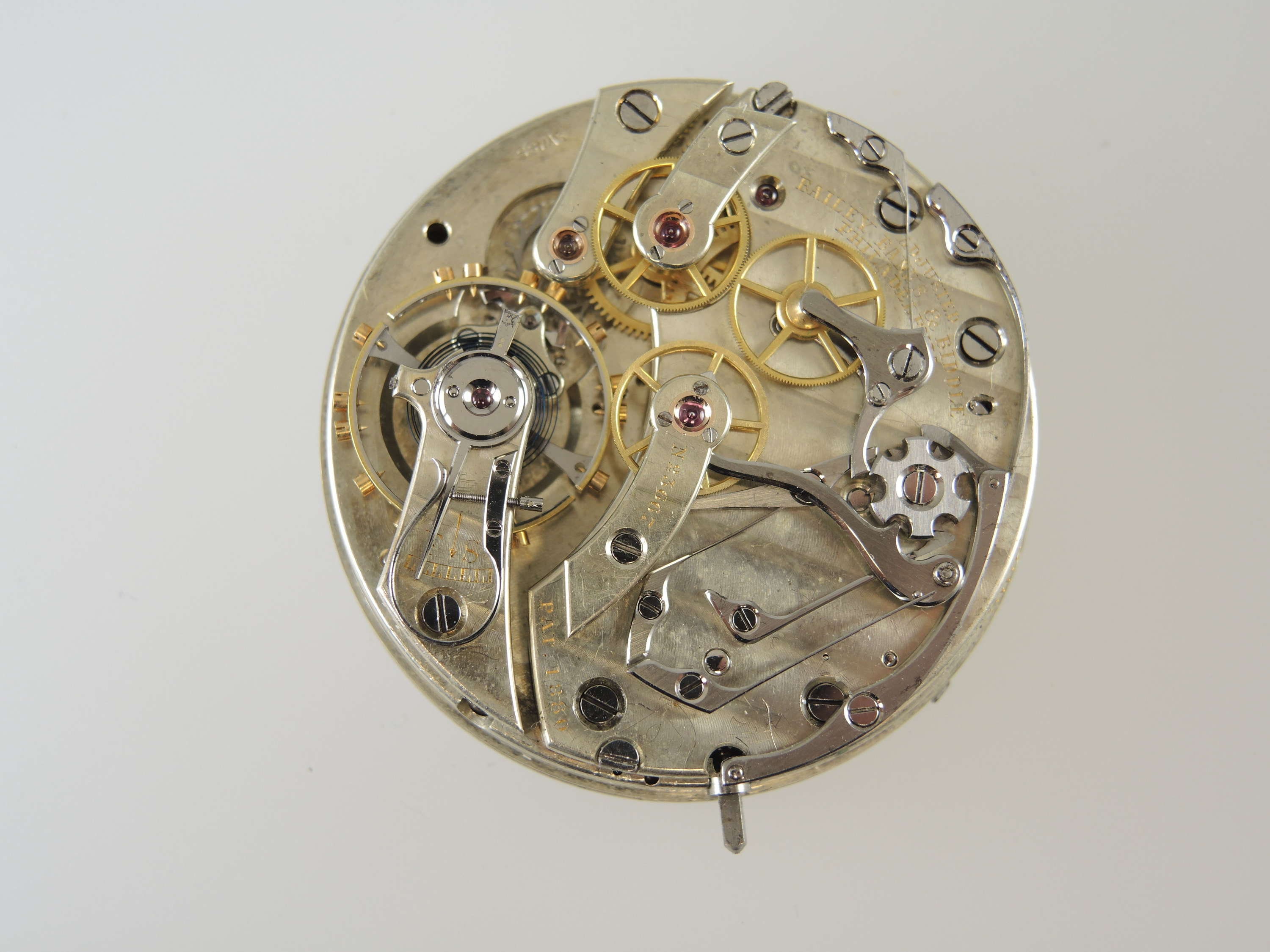 RARE Split Seconds Chronograph Pocket Watch Movement C1880 - Etsy