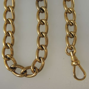 Victorian Gold Plated Pocket Watch Chain C1880 - Etsy