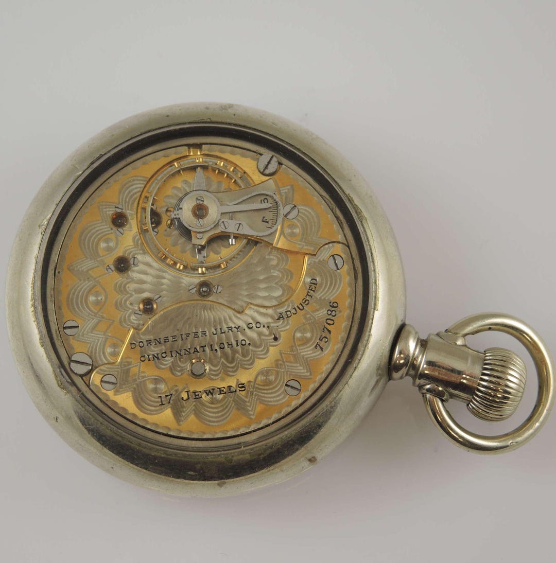 18s 17J Two Tone Rockford Private Label Display Pocket Watch C1908 - Etsy