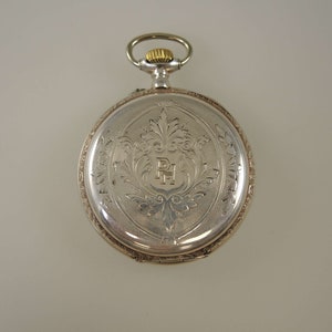 Antique Silver Pocket Watch C1890 - Etsy