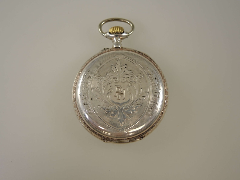 Antique Silver Pocket Watch C1890 - Etsy