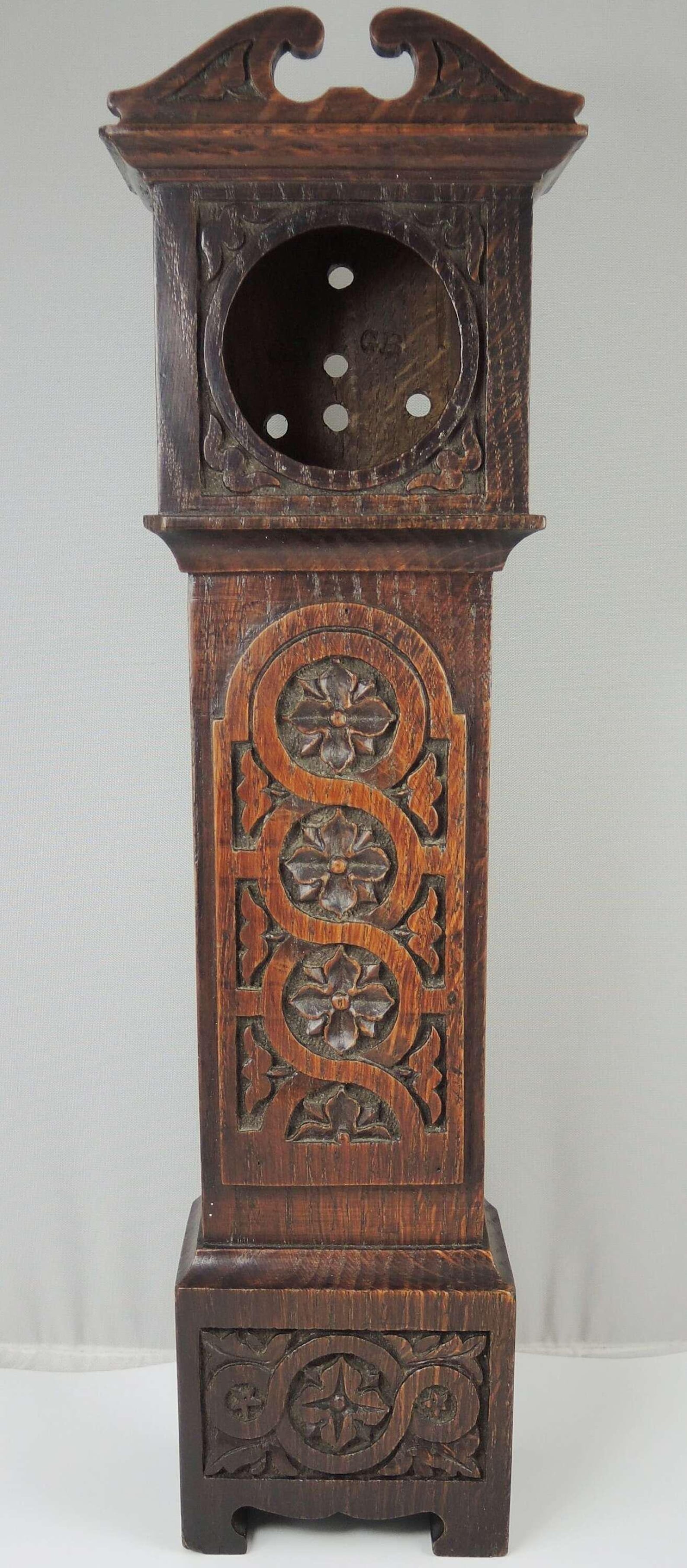 Large Victorian Treen GRANDFATHER Clock Pocket Watch Stand C1890 - Etsy