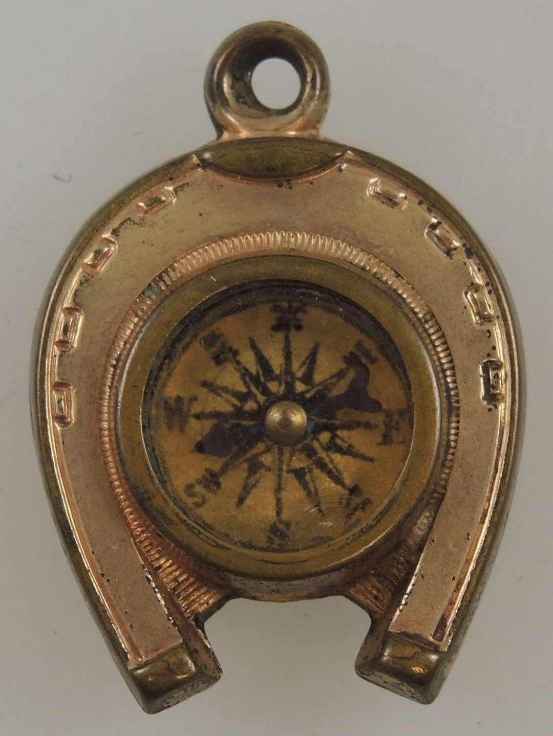 Victorian Gilt Metal Compass Fob With Horse Motifs C1890 - Etsy