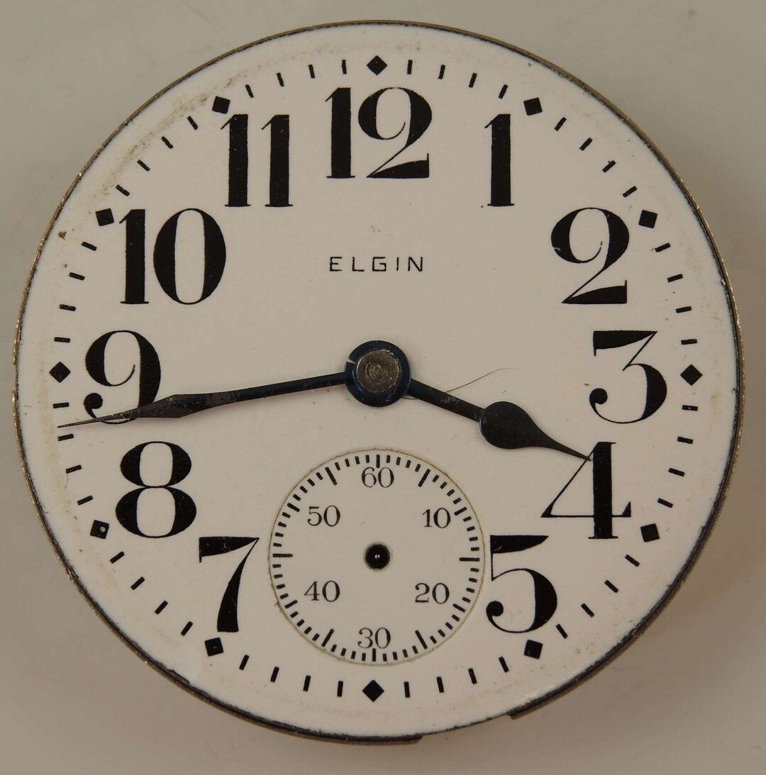 16 Size 15 Jewel Elgin Pocket Watch Movement C1905 - Etsy