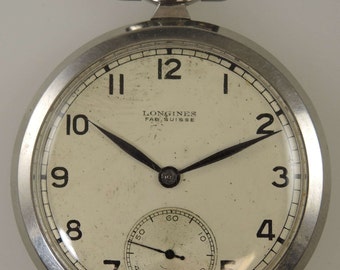 Antique Longines Pocket Watch From 1921 - Etsy