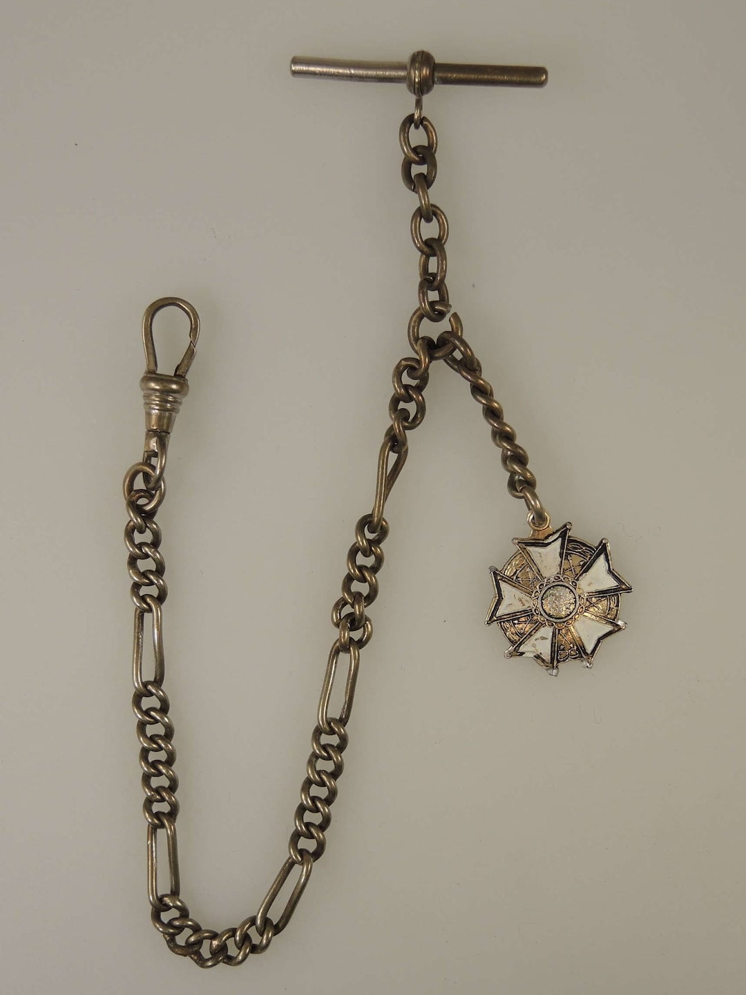 Victorian Pocket Watch Chain With Fob. C1890 - Etsy