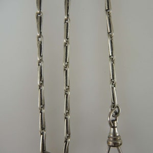 Elegant White Metal Pocket Watch Chain C1910 - Etsy