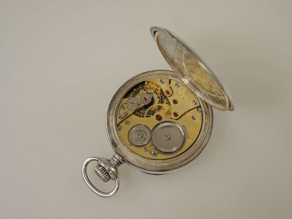 Silver cased military Zenith pocket watch. Engineer C… - Gem