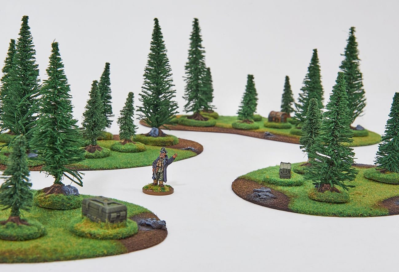 FOREST SET - 32 Trees - Warhammer Bolt Action Fow 15-28 Mm ...