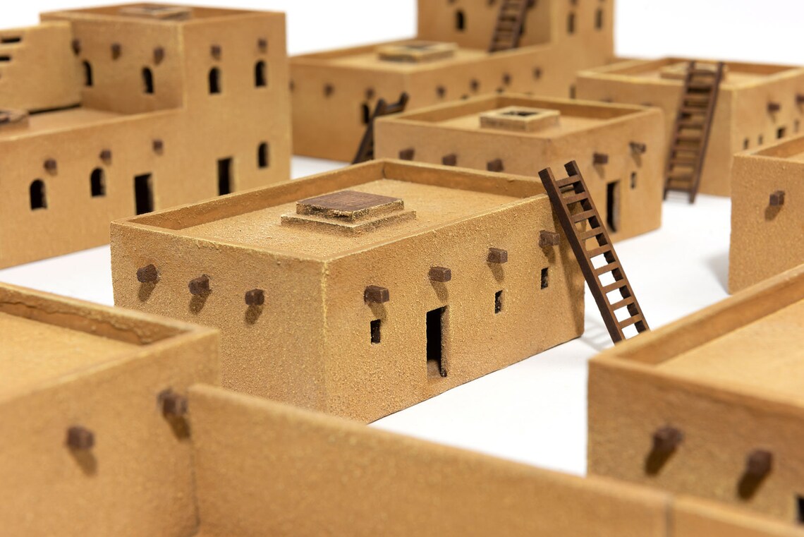DESERT CITY Set 10 Buildings 15mm Scale Assembled & - Etsy