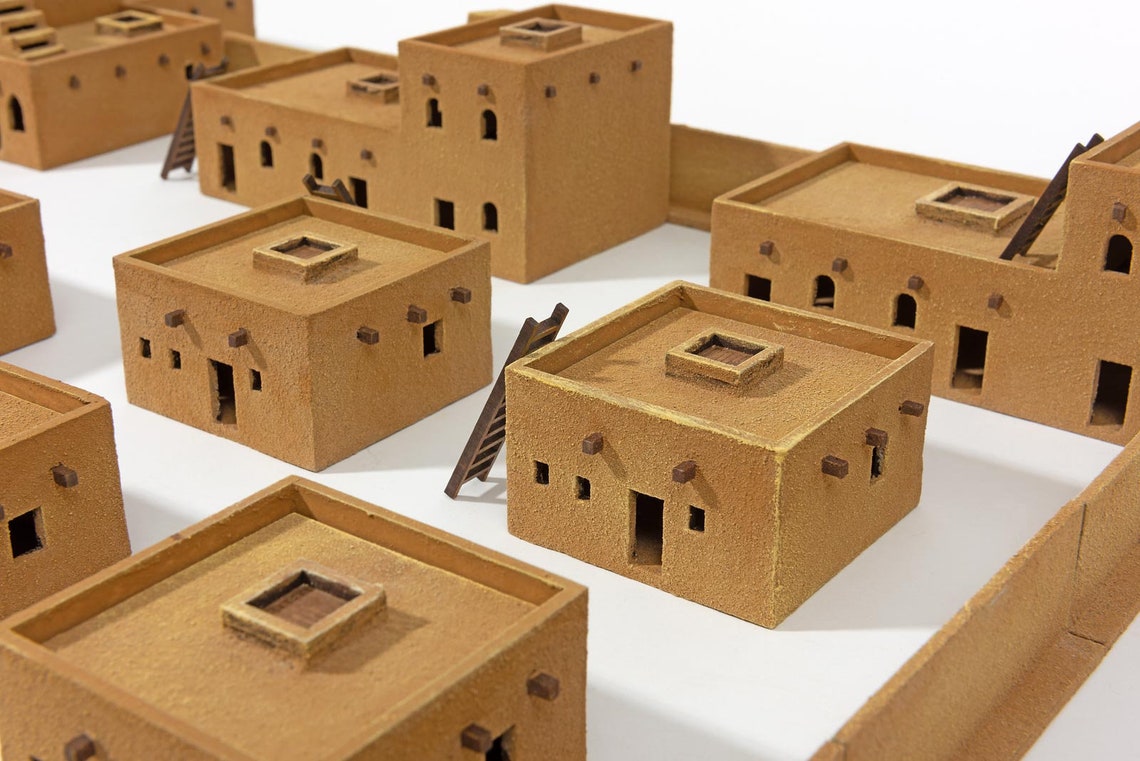 DESERT CITY Set 10 Buildings 15mm Scale Assembled & - Etsy