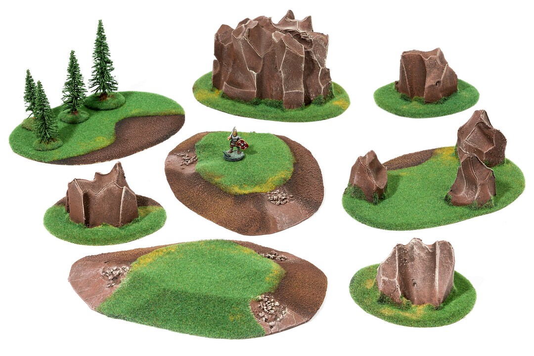STANDARD Basic Terran Set - 8 Elements - Warhammer Bolt Action Fow 15 ...