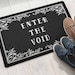 Gothic Door Mat Halloween Doormat Goth Welcome Mat Witchy - Etsy