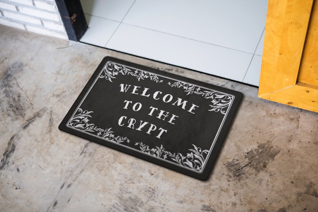 Gothic Home Decor Door Mat, Indoor Doormat, Funny Doormat, Witchy Home ...