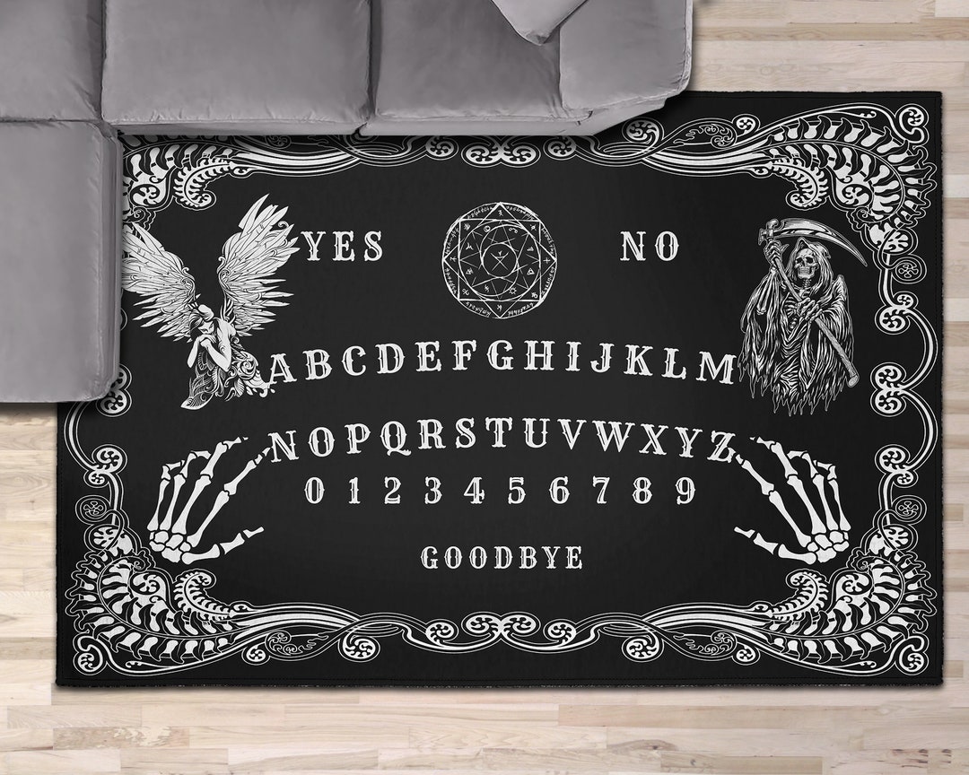 Ouija Board Area Rug, Gothic Home Decor, Goth Decor - Etsy
