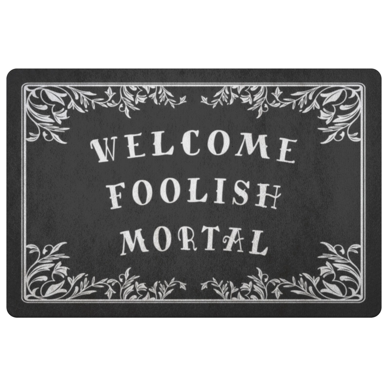 Gothic Door Mat Funny Doormat Goth Welcome Mat Witchy Home - Etsy