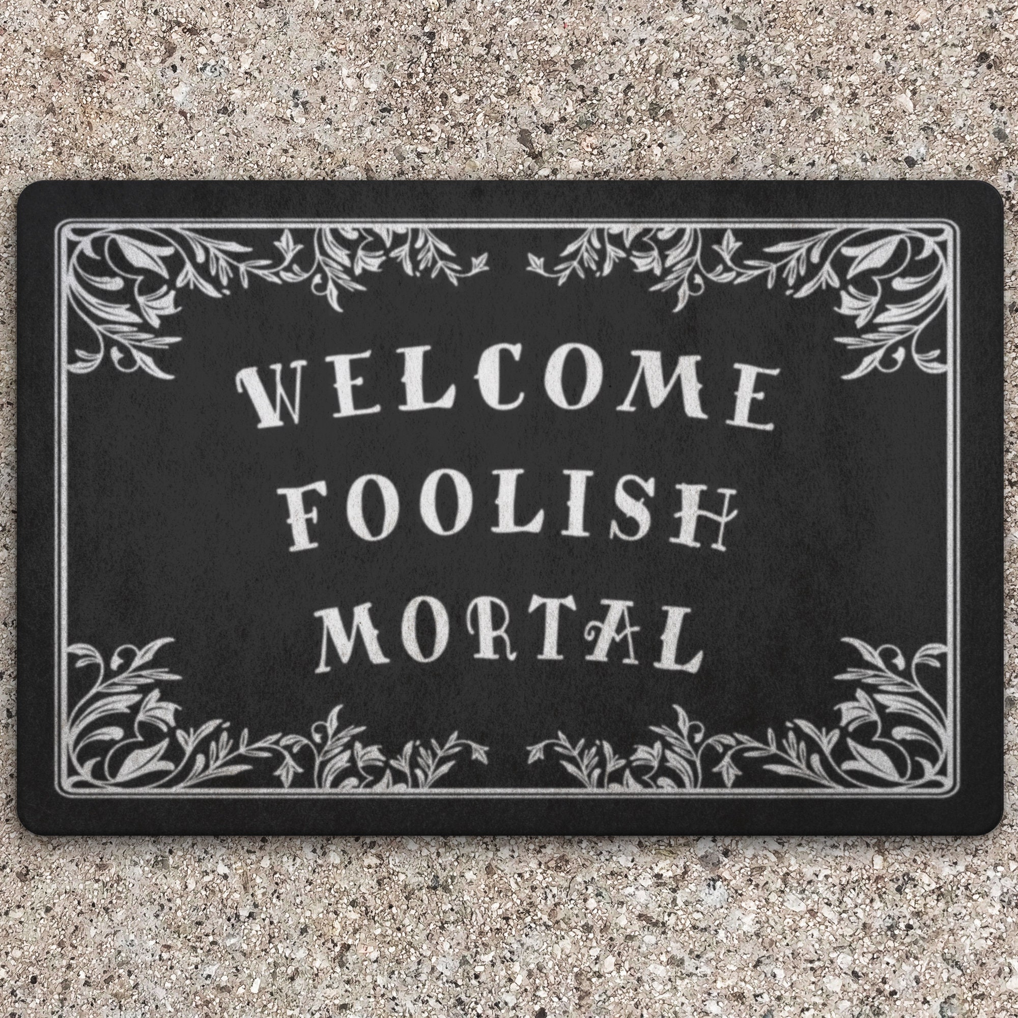 Gothic Door Mat Funny Doormat Goth Welcome Mat Witchy Home - Etsy