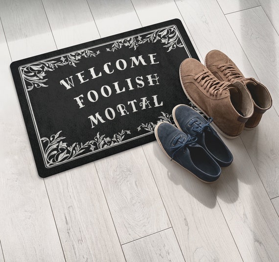 Gothic Door Mat Funny Doormat Goth Welcome Mat Witchy Home - Etsy