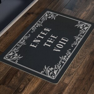 Gothic Door Mat, Halloween Doormat, Goth Welcome Mat, Witchy Home Decor ...