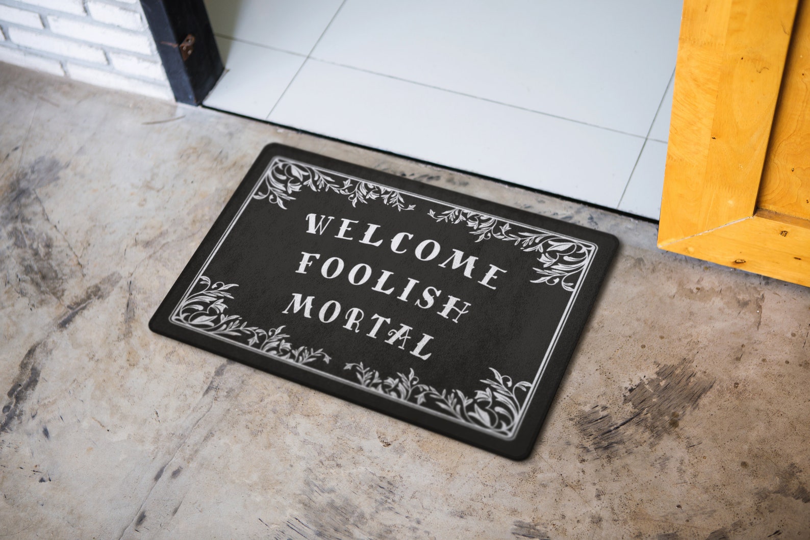 Gothic Door Mat Funny Doormat Goth Welcome Mat Witchy Home - Etsy