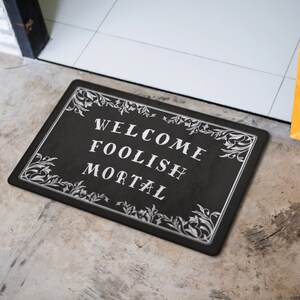 Gothic Door Mat, Funny Doormat, Goth Welcome Mat, Witchy Home Decor ...