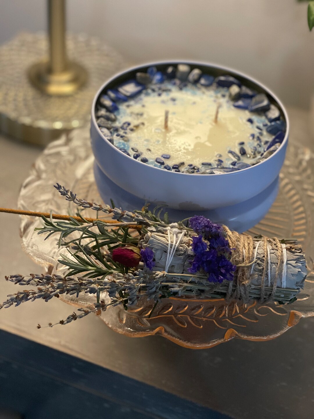 Candles and Smudge Bundle - Etsy