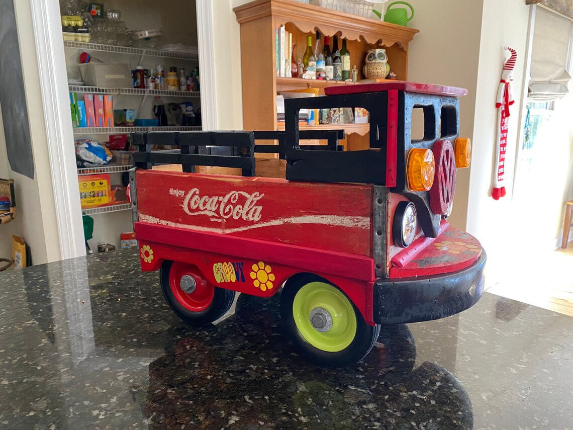Coca cola Crate Wagon-coke Crate Wagon-vw Van Wagon - Etsy