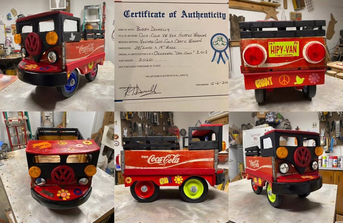 Coca Cola Crate Wagon-Coke Crate Wagon-VW Van Wagon | Etsy
