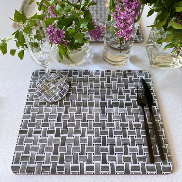 Metal Placemats for Dining Table - Etsy UK
