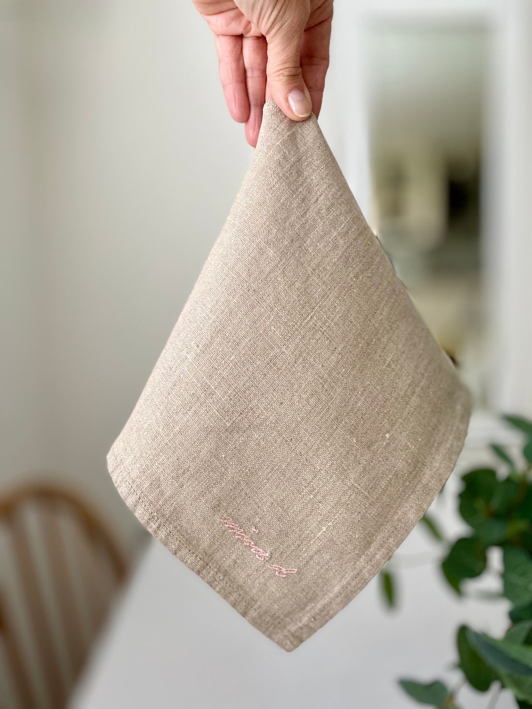 Natural Linen Napkin, Ethically Handmade European Pure Linen, Sold ...