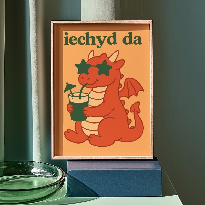 Welsh Cartoons - Etsy UK
