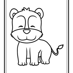 28 Printable Jungle Animals Coloring Pages for Kids Print at Home Kids ...