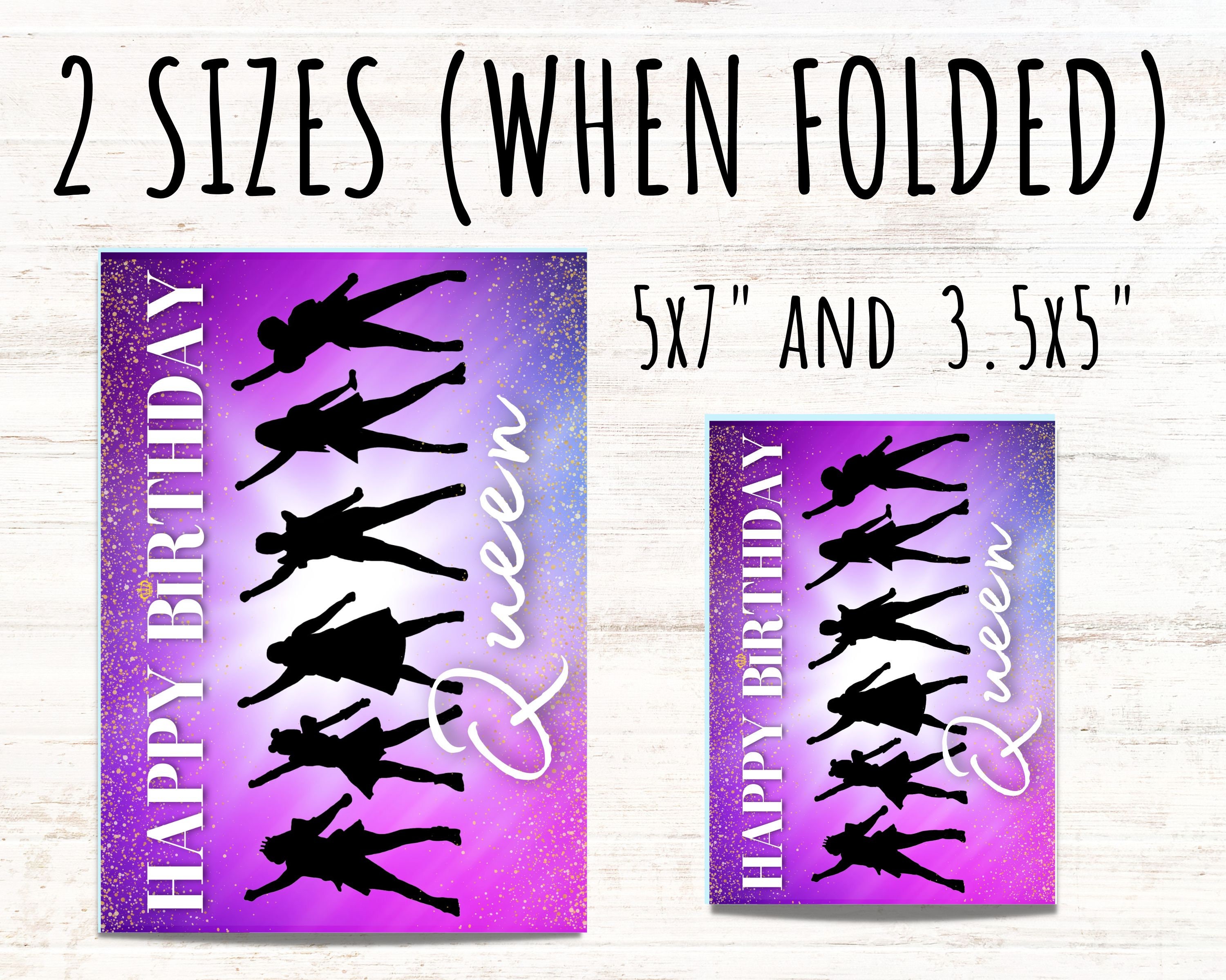 Six the Musical Birthday Card. Musical Theatre Nerd Printable Greetings ...