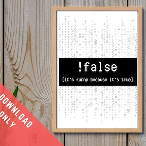 Computer Science Poster Set of 3. Programmer Gift. Nerdy Wall Prints. Geek Art Print for Coders ...