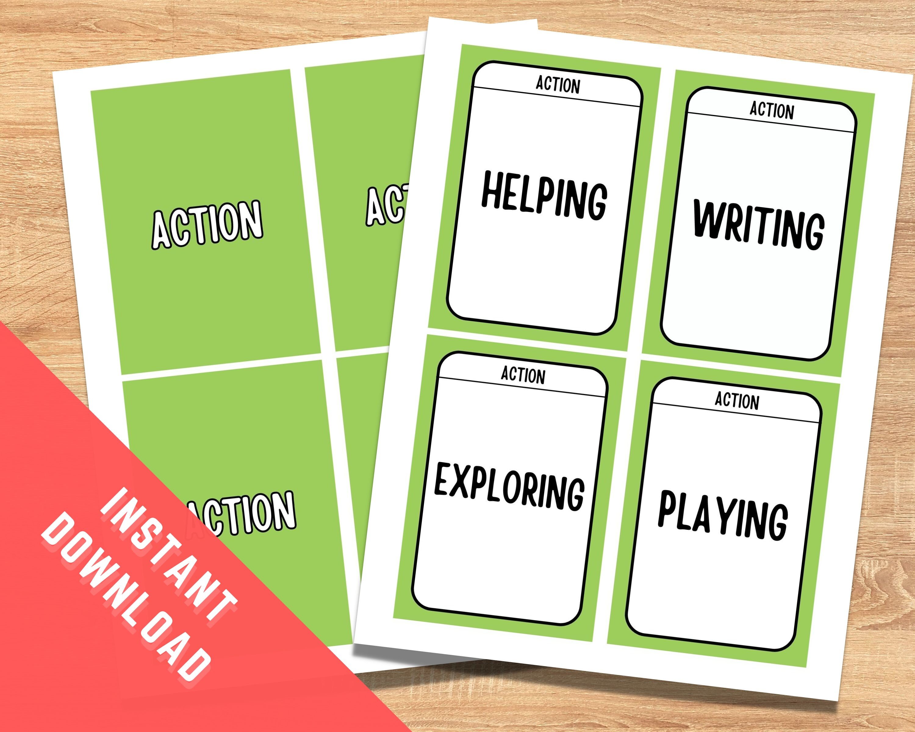 The Story Deck: Printable Card Game for Creative Storytelling ...