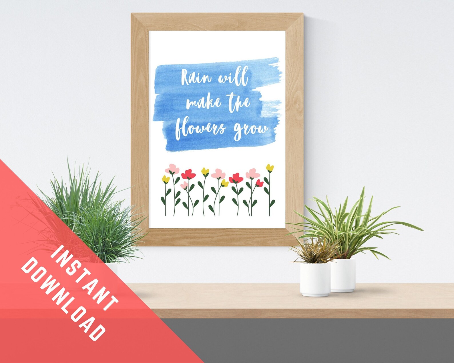 Les Miserables Quote Print Gardening Gift Instant Download rain Will ...